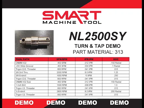 SMART NL 2500SY - BOX WAY - (10" CHUCK) - Smart Machine Tool - CNC ...
